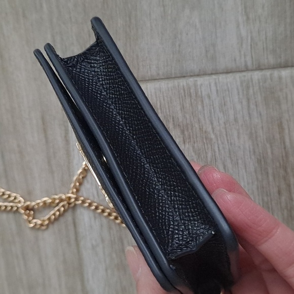 Coach | Bags | Nwt Coach Mini Wallet On Chain Black | Poshmark